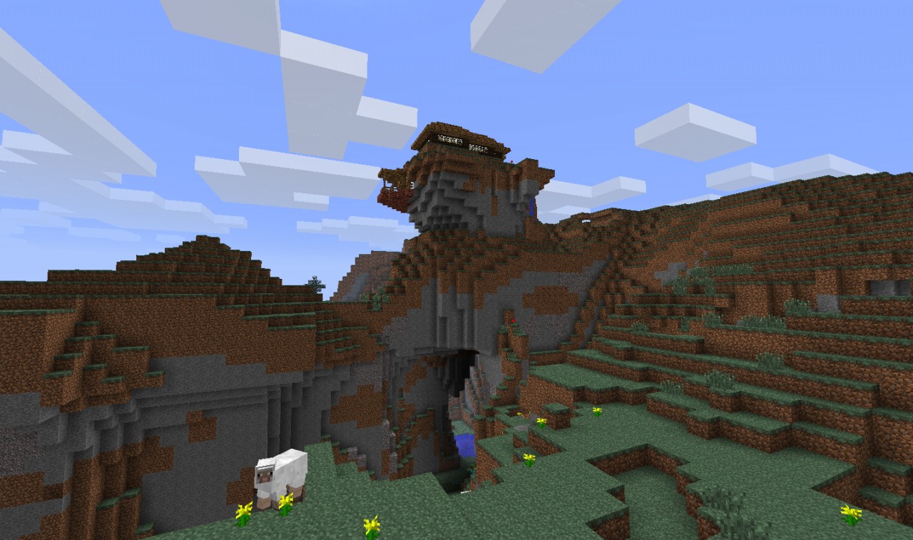 The house on a Hill Minecraft Map