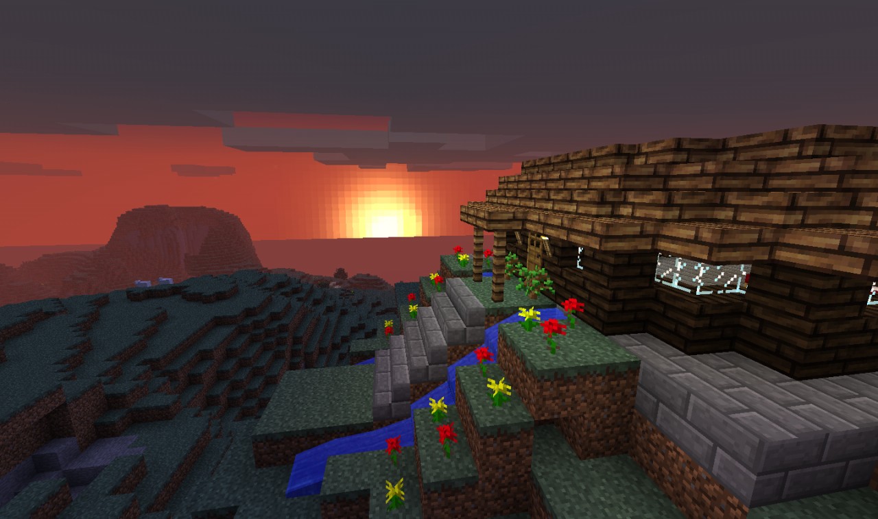 The house on a Hill Minecraft Map