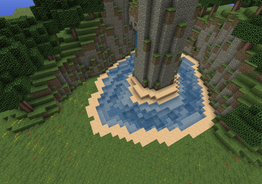 First Try At Terraforming Minecraft Map
