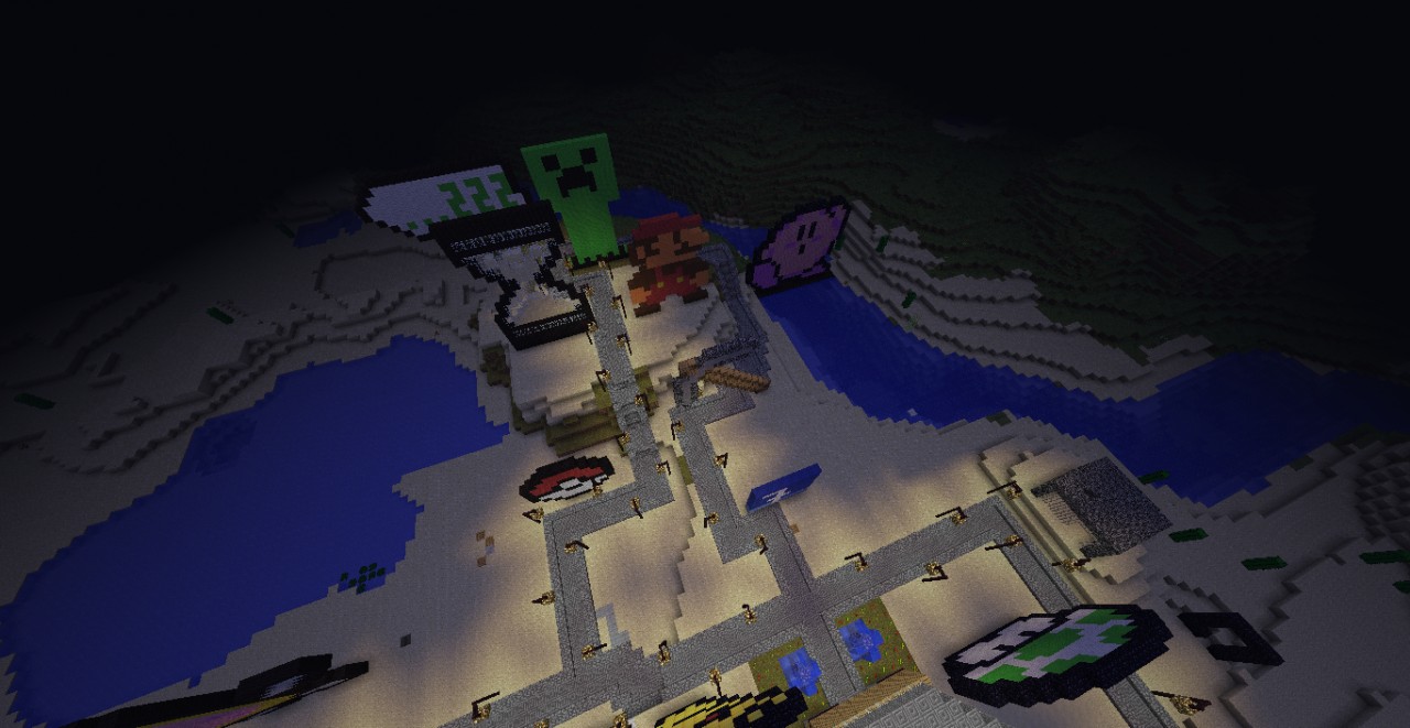 MrInsane's Pixel Art Minecraft Map