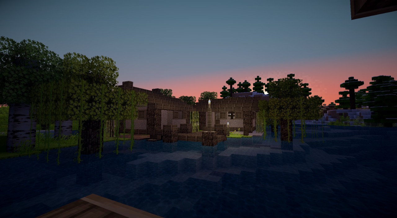 Little Fishing Huts Minecraft Map