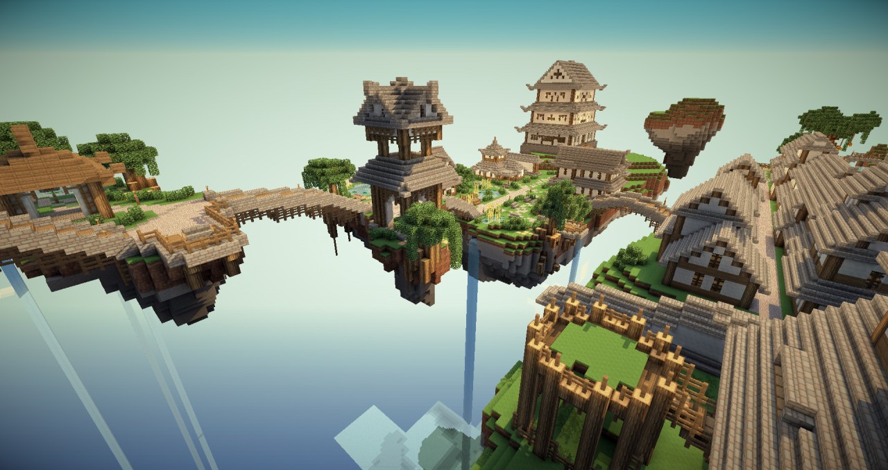 Huge Asian Palace + Epic Trailer Minecraft Map