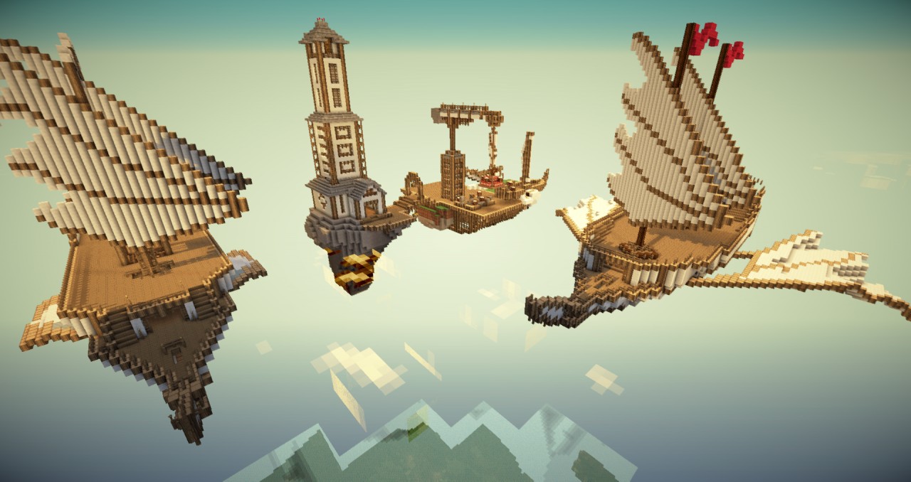 Huge Asian Palace + Epic Trailer Minecraft Map