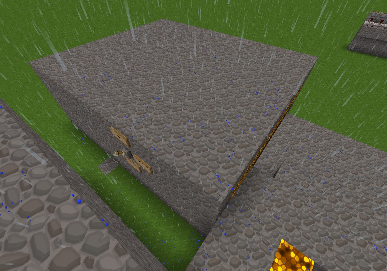 red stone cobblestone bridge machine thingy.. Minecraft Map