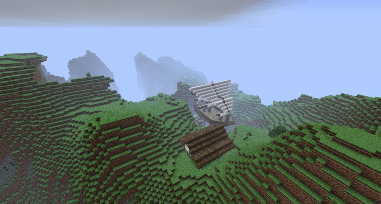 The sky town of Rorok Minecraft Map