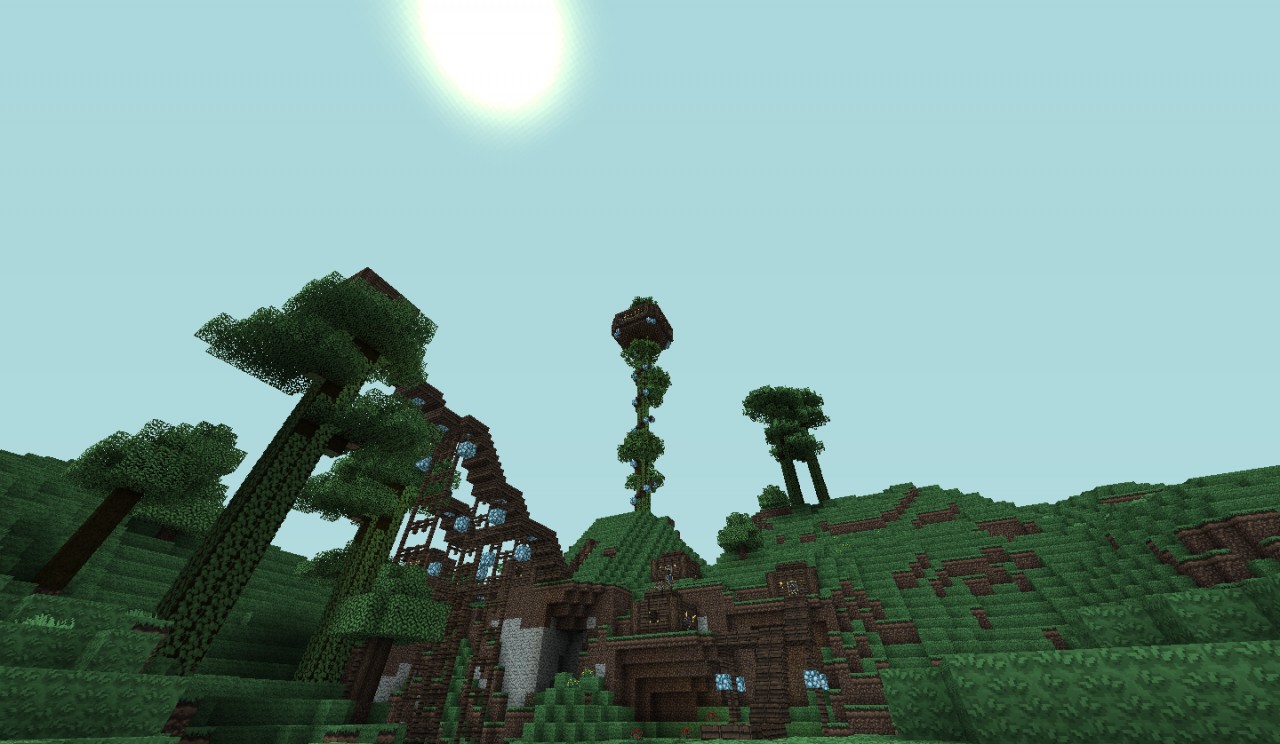 ~Tree Ville~ *The Village by the tree* Minecraft Map