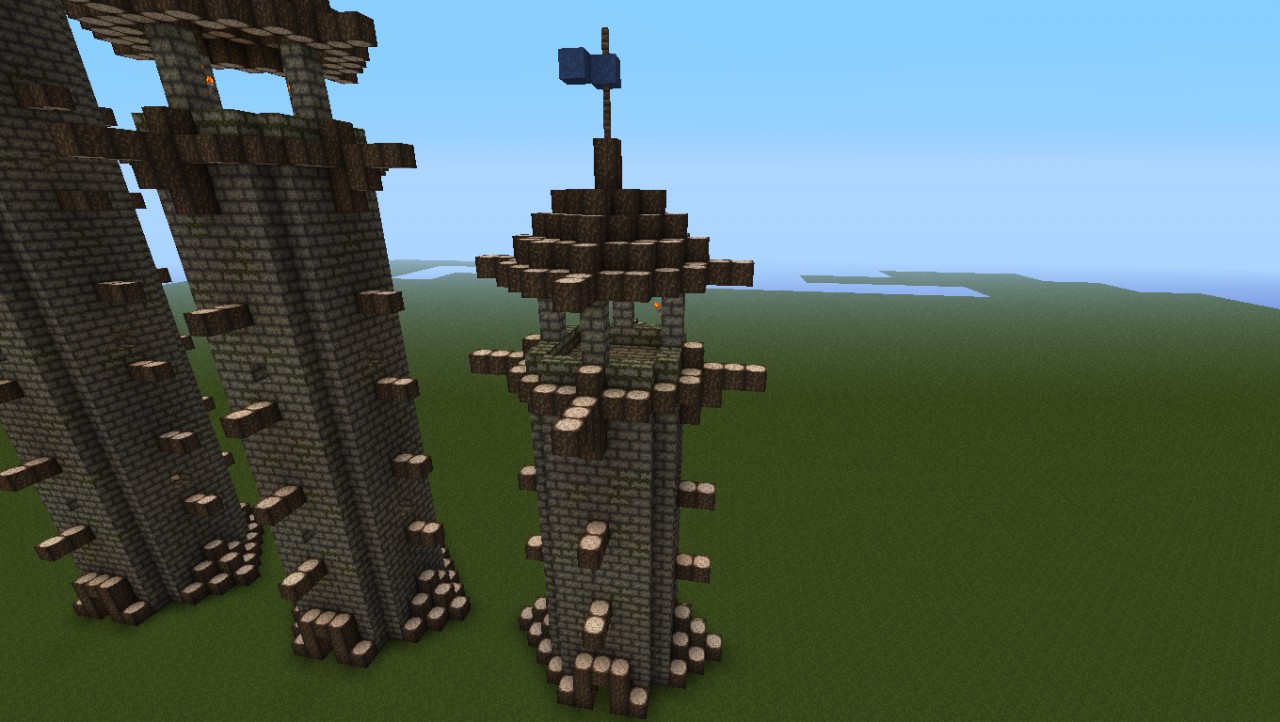 Medieval Guard/Watch Towers (Download) Minecraft Map