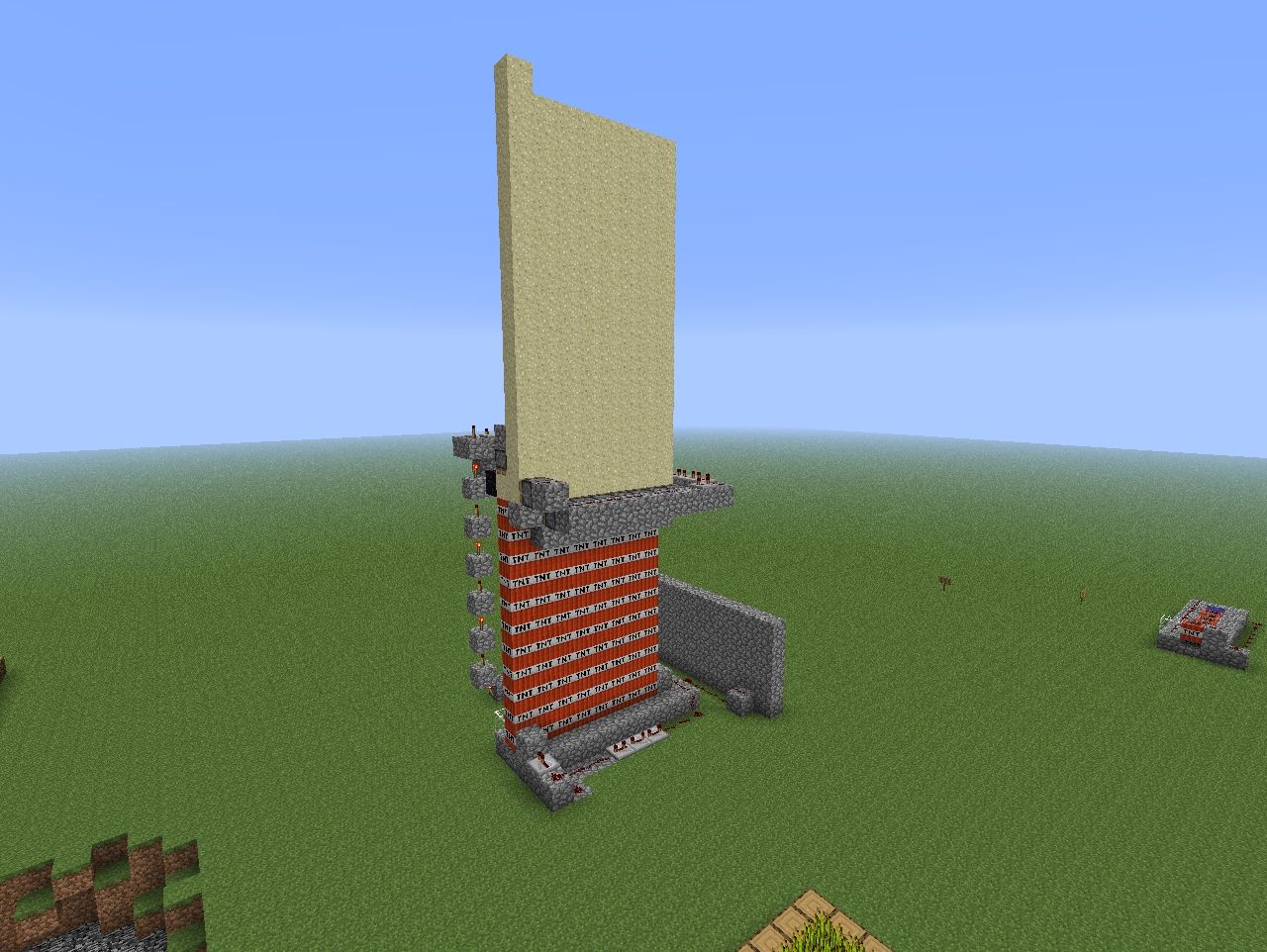 A semi-auto cannon Minecraft Map
