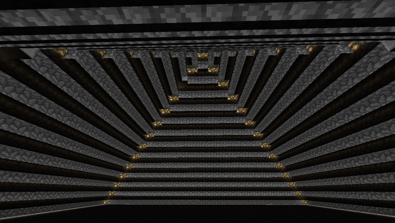 Underground Glowing pyramid! Minecraft Map