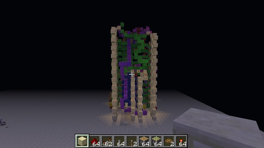 3 floor piston elevator Minecraft Map