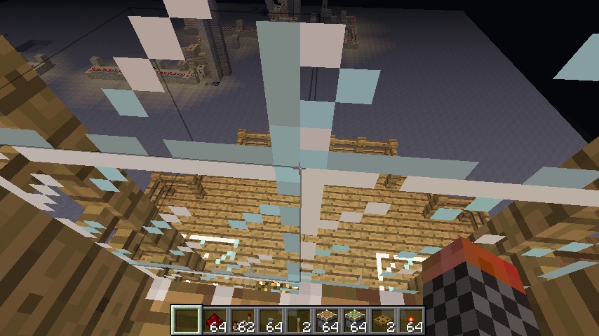 3 floor piston elevator Minecraft Map