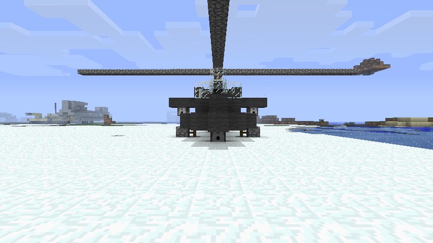 Apache attack helicopter Minecraft Map