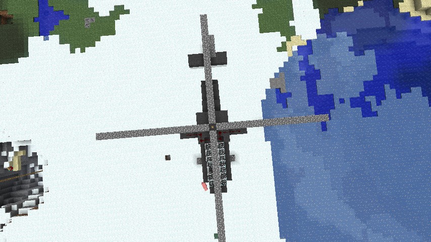 Apache attack helicopter Minecraft Map