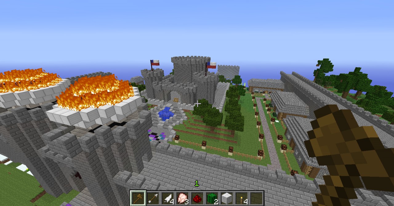 Server spawn Castle Minecraft Map