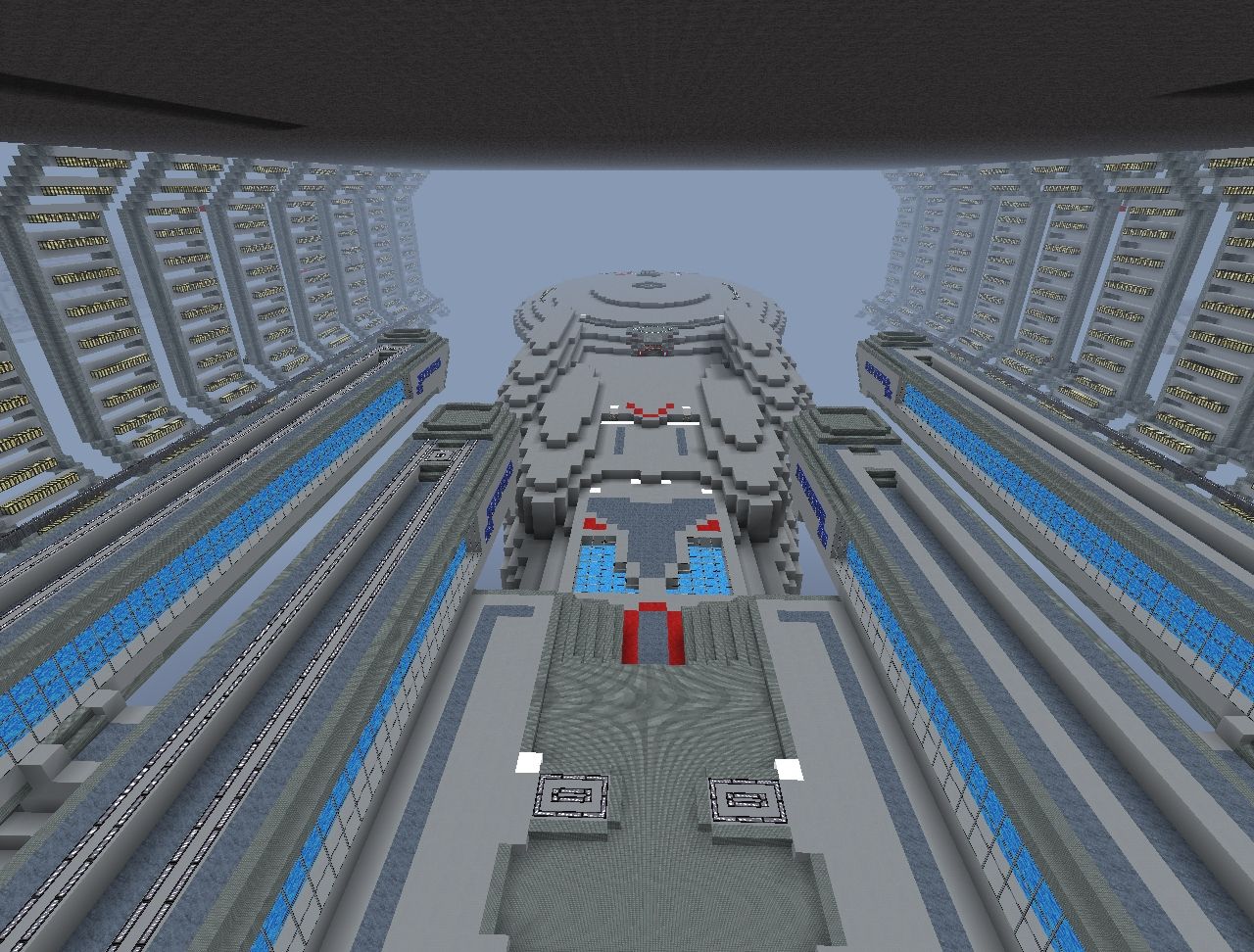 Star Trek starbase + ships [with inside] Minecraft Map