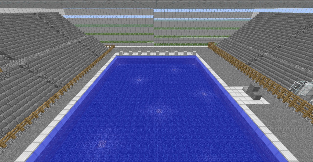 Huge Olympic Pool Minecraft Map