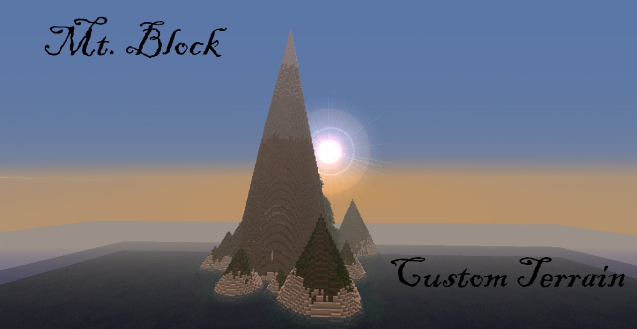 Mt. Block [Custom Terrain] Minecraft Map