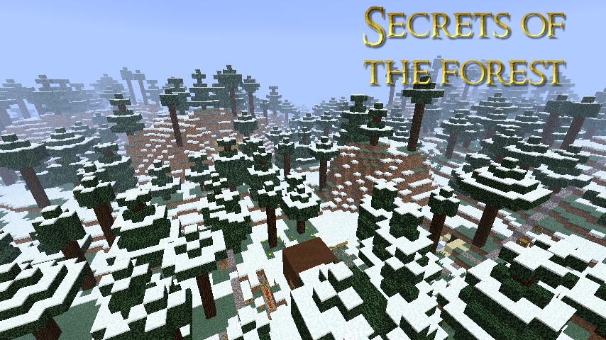 Secrets of the forest adventure map! Minecraft Map
