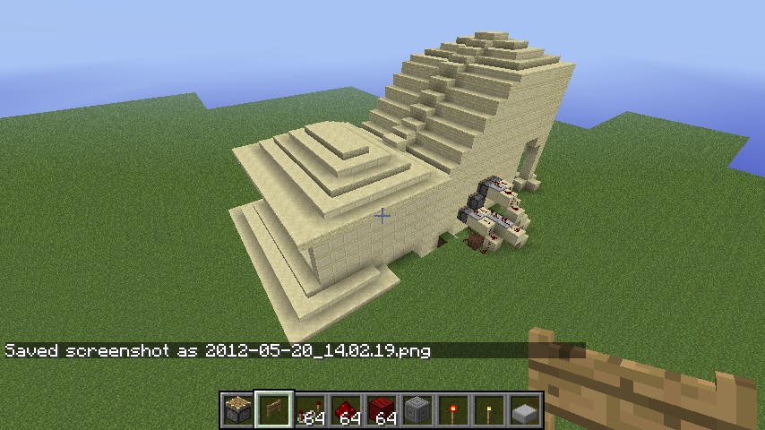 sandstone temple Minecraft Map