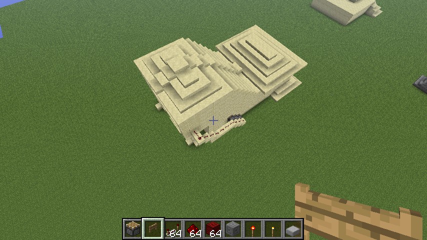 sandstone temple Minecraft Map