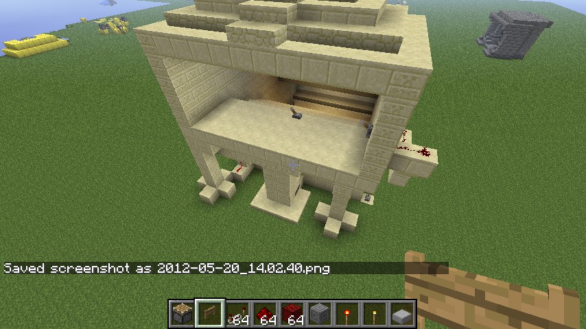 sandstone temple Minecraft Map