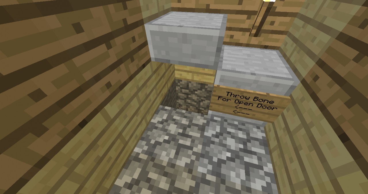 Skeleton PUZZLE-Easy Puzzle Map Minecraft Map