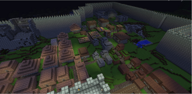 Fantasy Town Minecraft Map