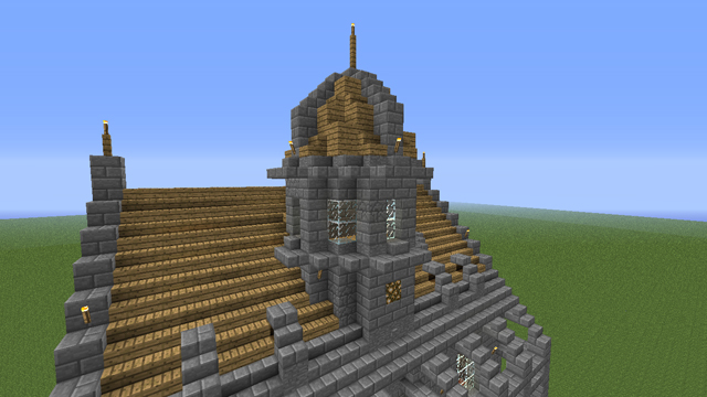stone Town Hall : Funy Minecraft Map