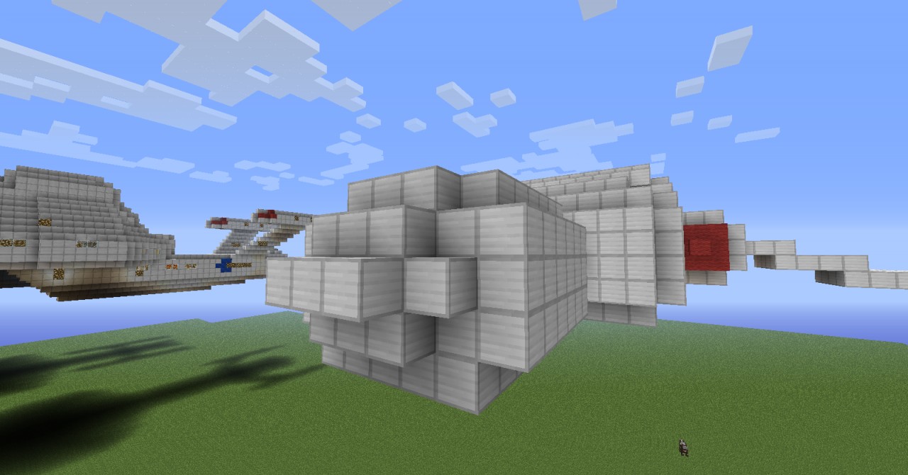 Custom federation war ship Minecraft Map