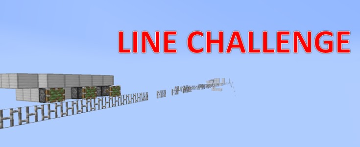 Line challenge Minecraft Map