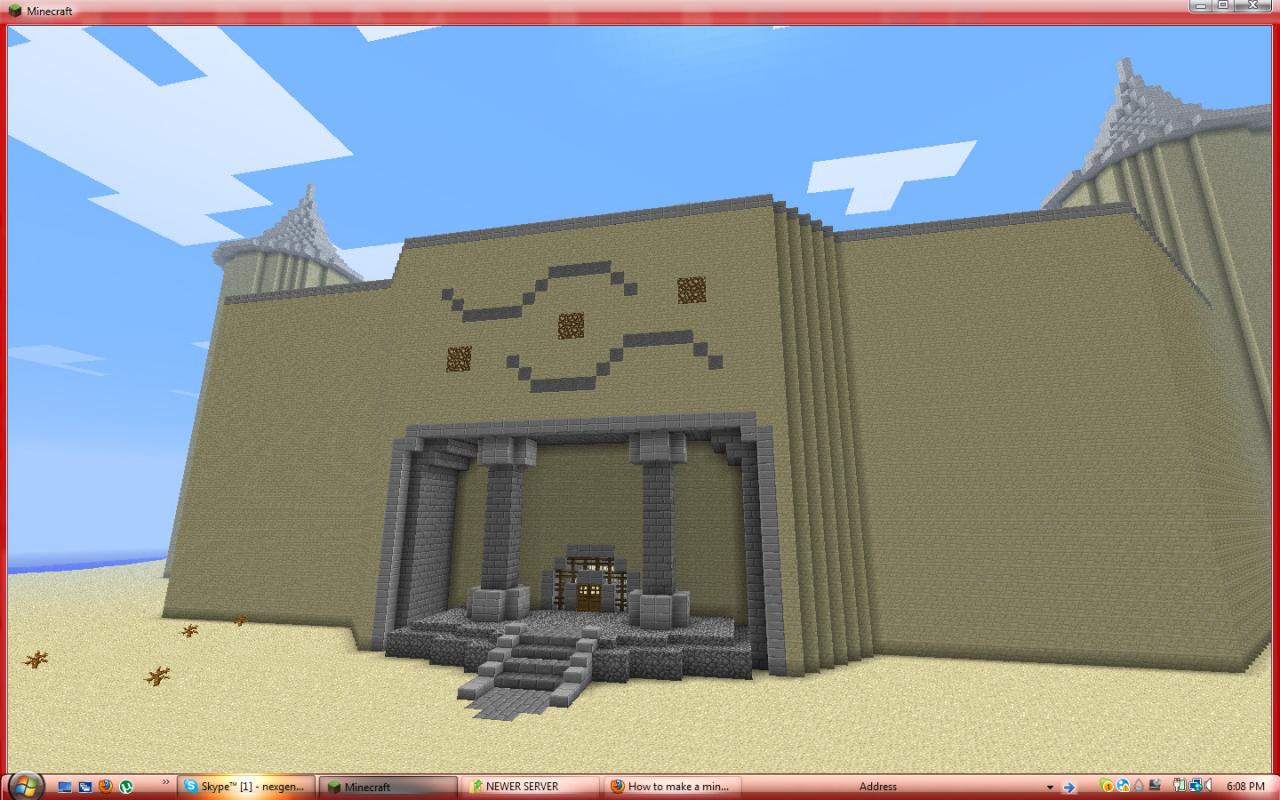 Desert Castle Colossus Minecraft Map