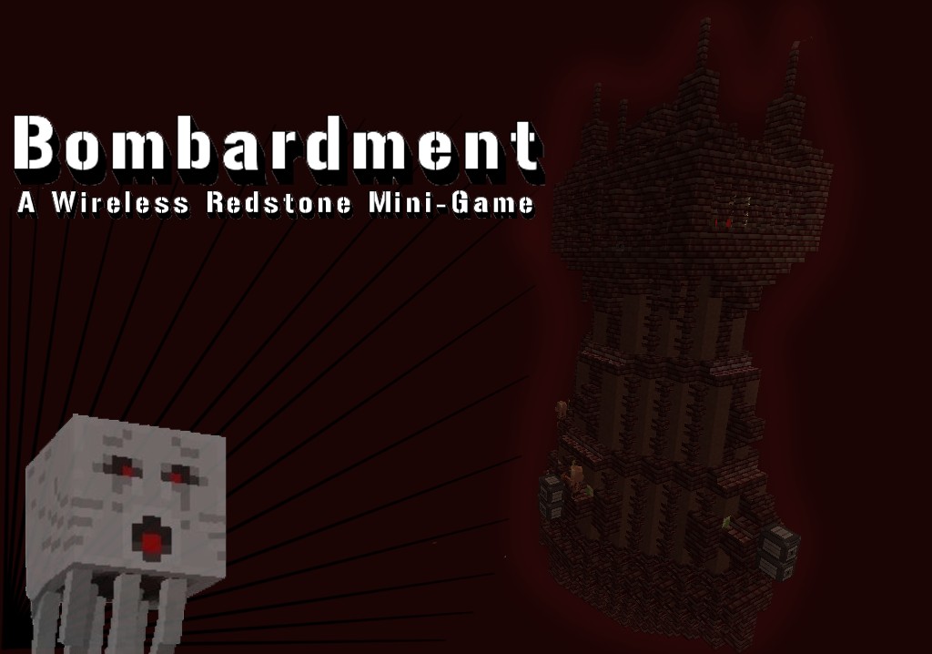 Bombardment [Vanilla Wireless Multiplayer Redstone Mini-Game] Minecraft Map