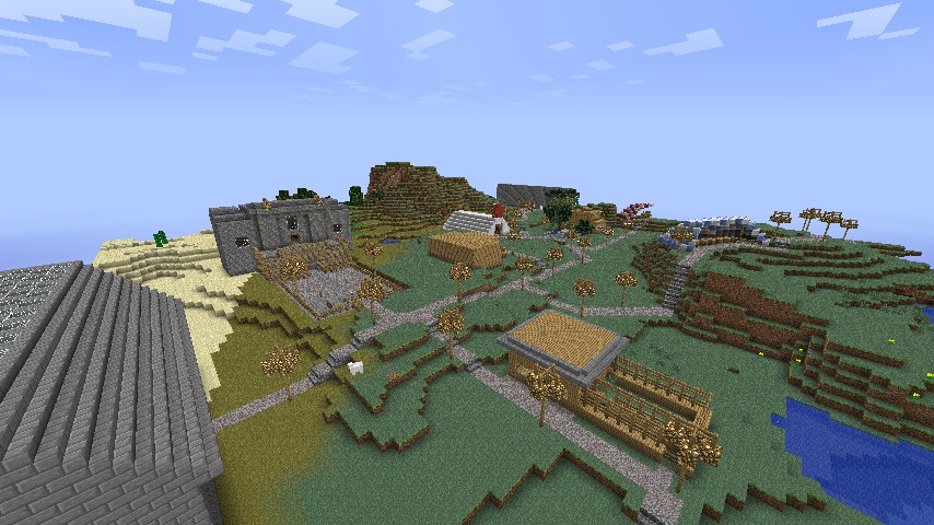 Preview of The Districts; A Hunger Games RPG Minecraft Map