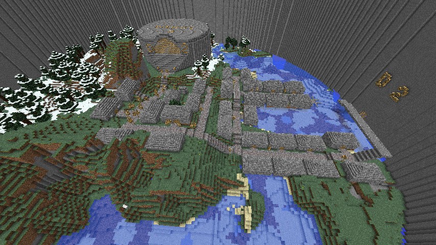 Preview of The Districts; A Hunger Games RPG Minecraft Map