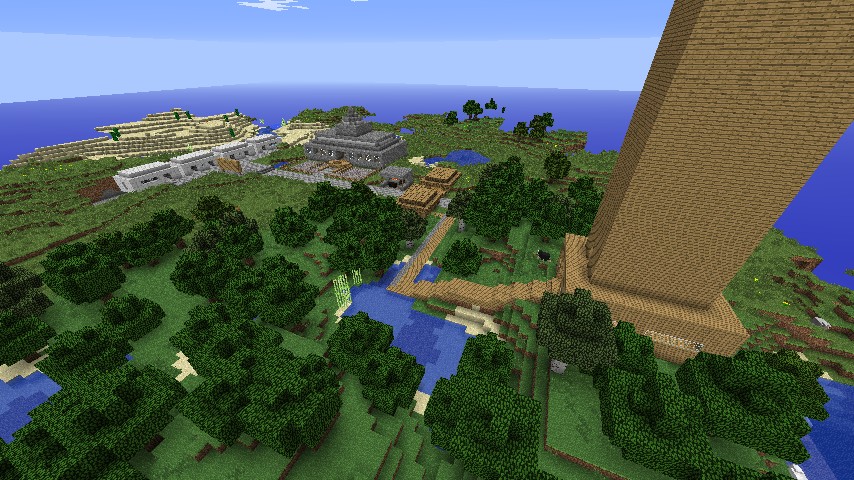 Preview of The Districts; A Hunger Games RPG Minecraft Map