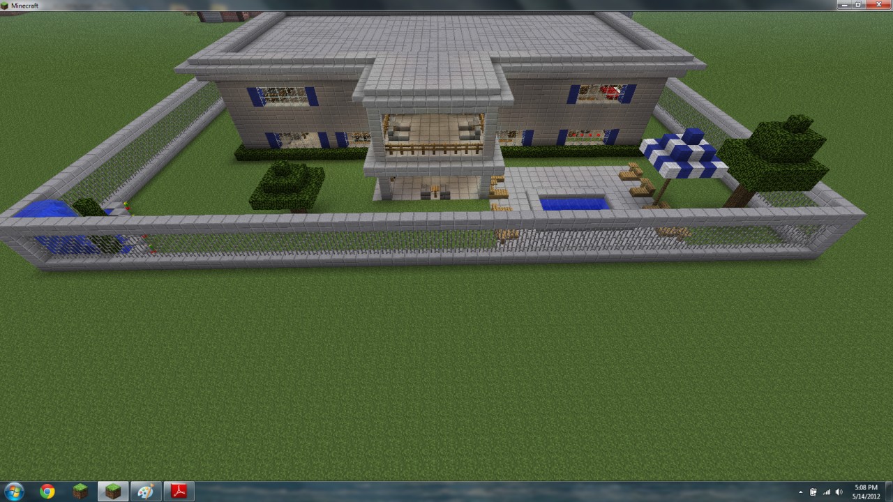 Fenced Mansion Minecraft Map