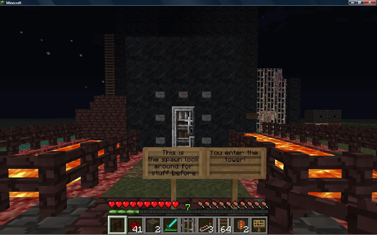 Zombie Tower Minecraft Map