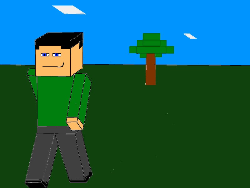 A random Minecraft pic I made