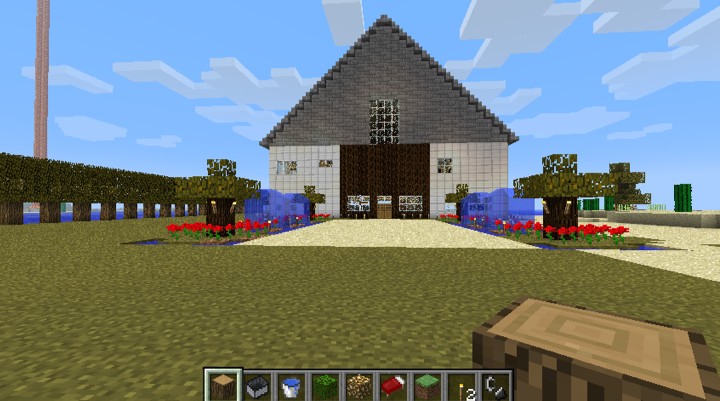 Modern House with a great landscape Minecraft Map