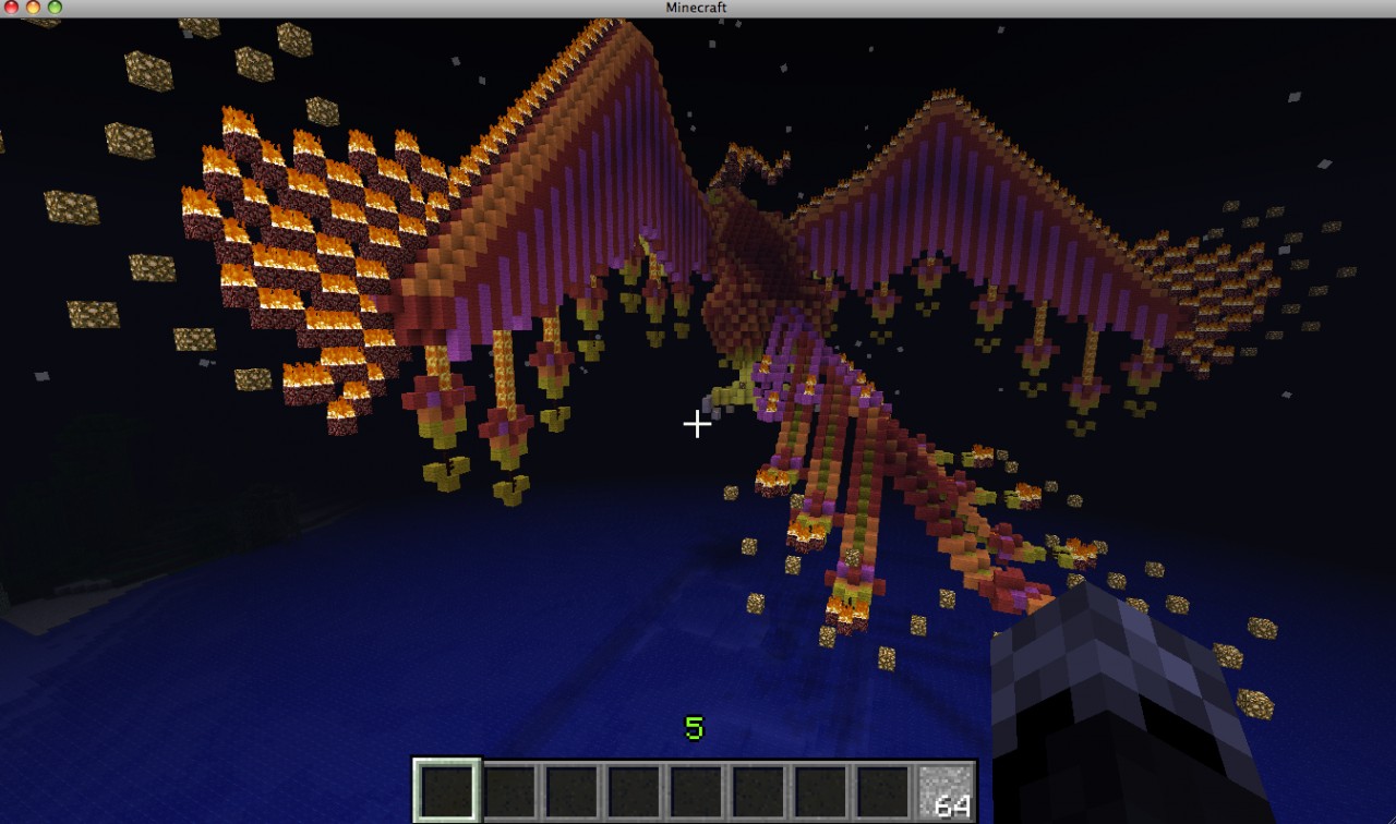 Phoenix statue Minecraft Map
