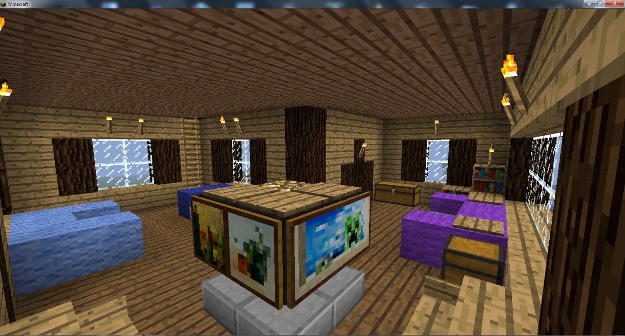 My first house project Minecraft Map