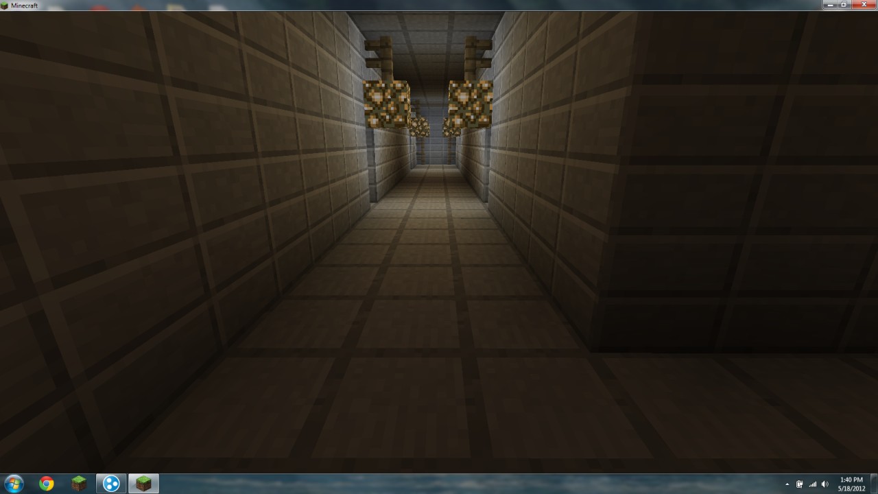 Sandstone and Netherbrick House Minecraft Map