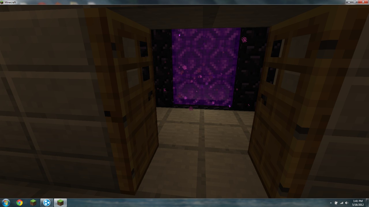 Sandstone and Netherbrick House Minecraft Map