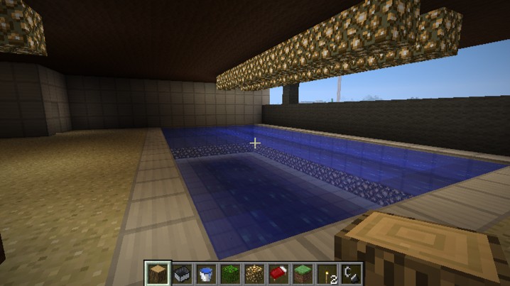 Modern House with a great landscape Minecraft Map