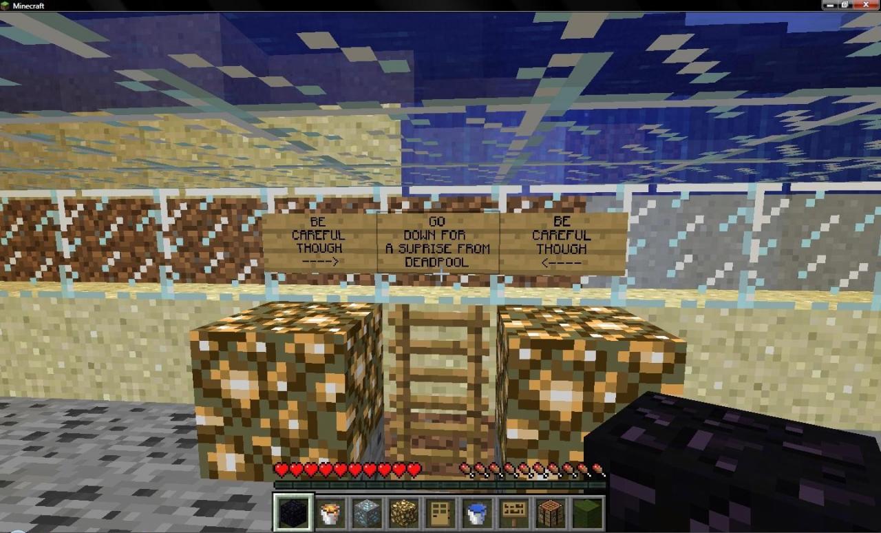 Deadpool's Underwater House Minecraft Map