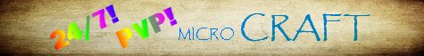Microcraft ! 24/7 ! Minecraft Server