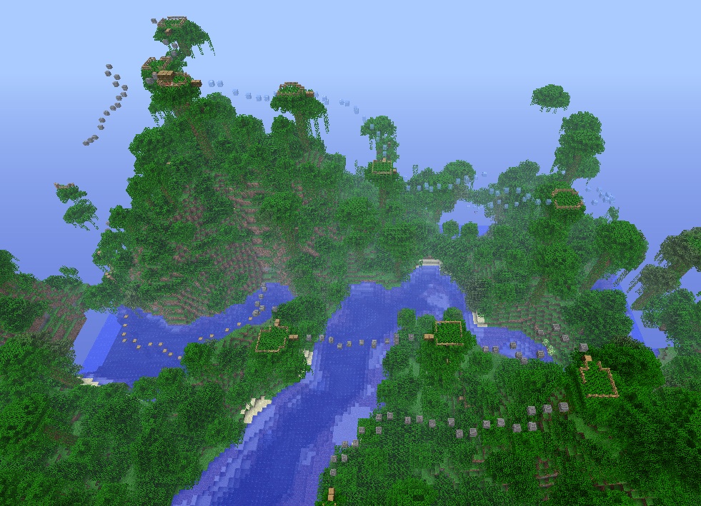 Canopy Parkour - A Treetop Adventure! Minecraft Map