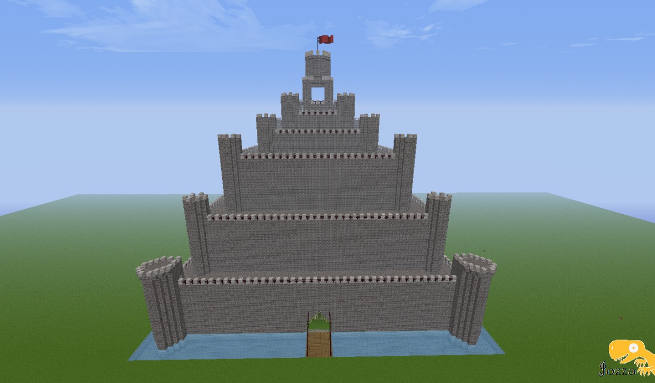 Flat Map Castle Minecraft Map