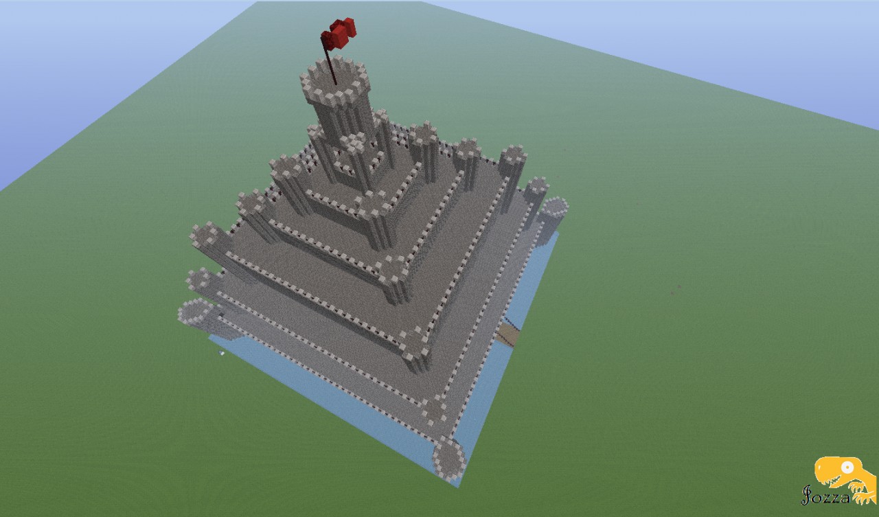 Flat Map Castle Minecraft Map