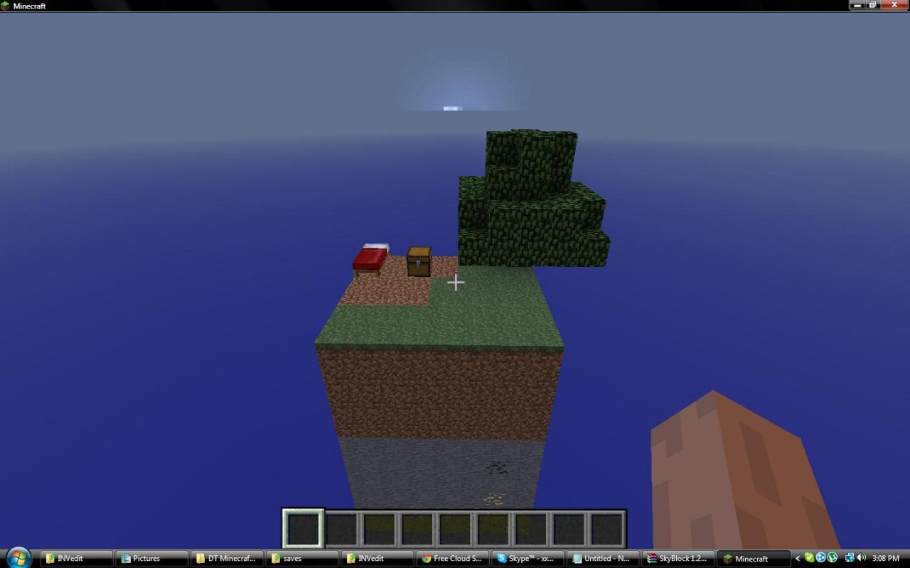 Sky Block Minecraft Map